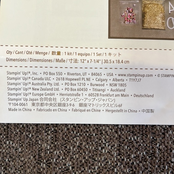 Stampin' Up! | Office | Stampin Up Simply Created Perpetual Birthday Calendar Kit Nwt | Poshmark